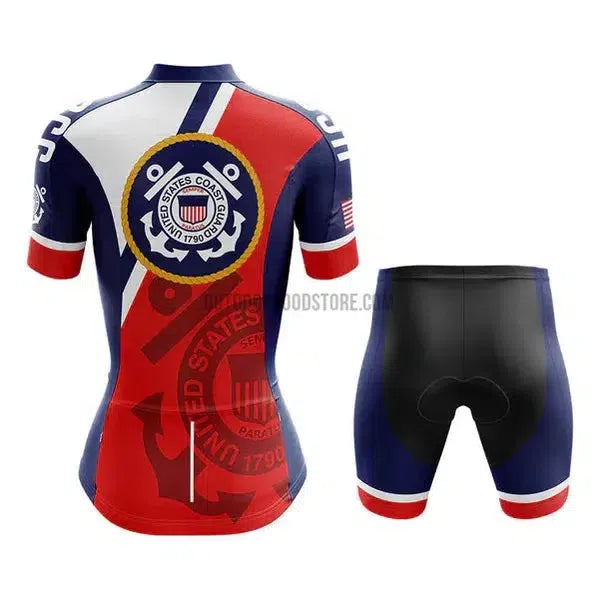 U.S Coast Guard - Women Military Cycling Jersey Kit – Outdoor Good Store