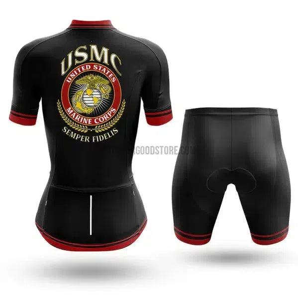 U.S Marine Corps - Women Military Cycling Jersey Kit – Outdoor Good Store
