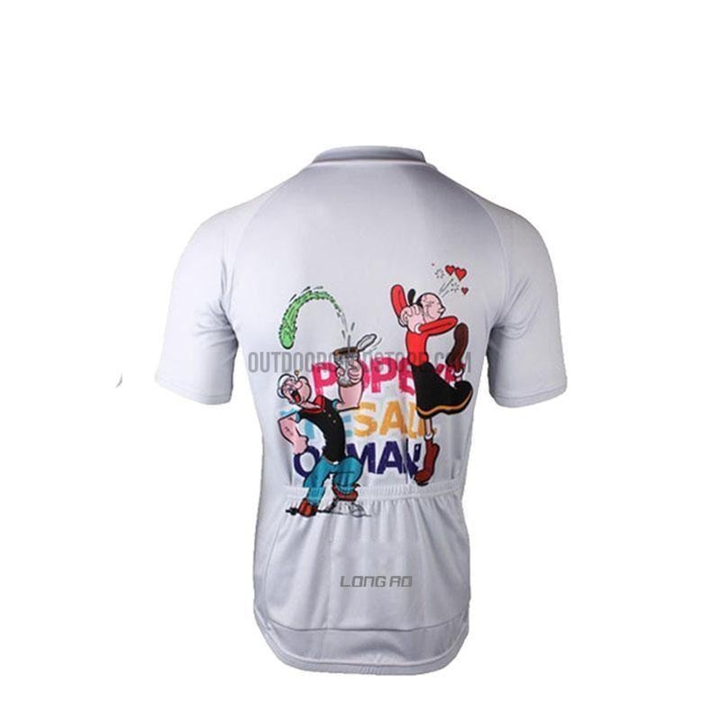 Popeye Sailor Man Oliver White Cycling Jersey – Outdoor Good Store